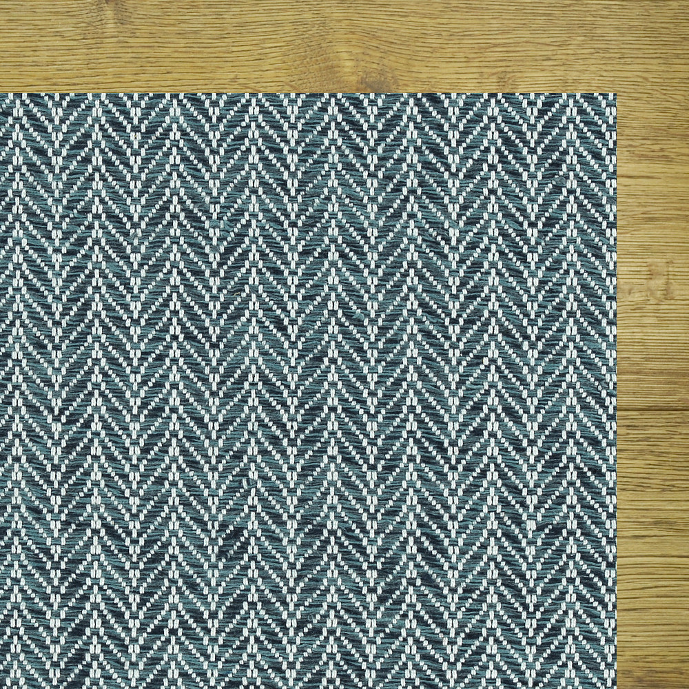 Custom Delta Navy Synthetic Area Rug