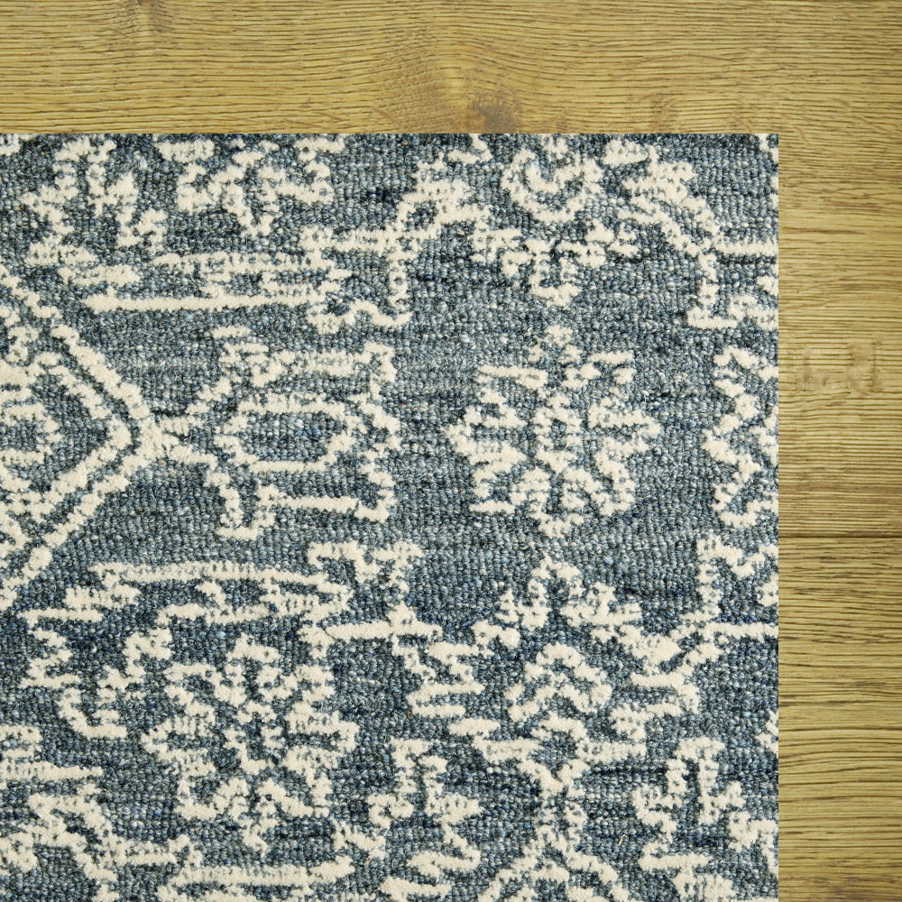 Custom Grandeur Lace Porcelain Wool Area Rug | Up to 20% off