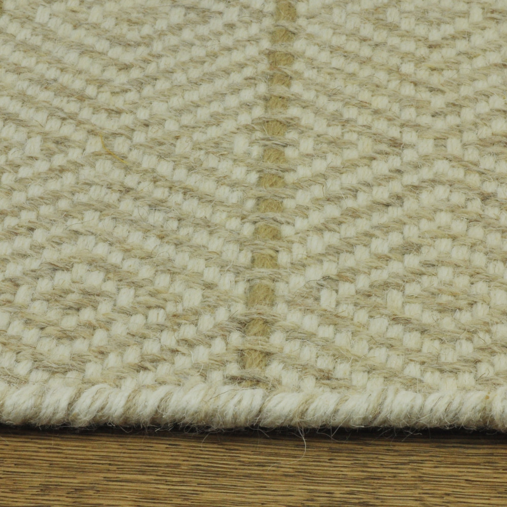 Custom Balance Wheat Wool Area Rug