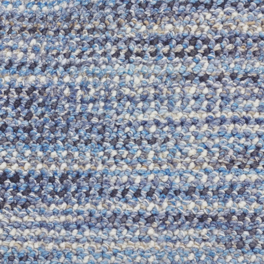 Custom Kindle Sky Wool Area Rug