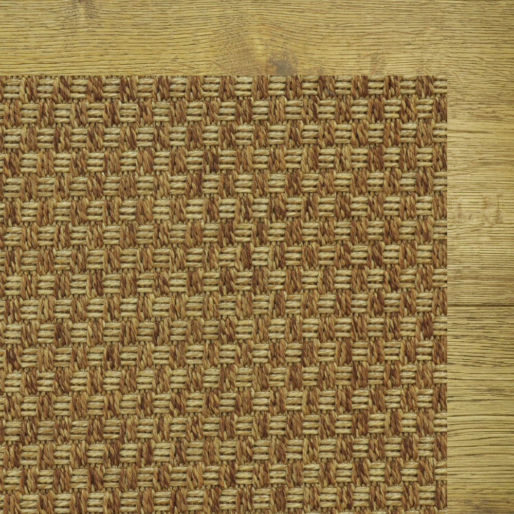 Custom Firelight Burnt Umber Synthetic Area Rug
