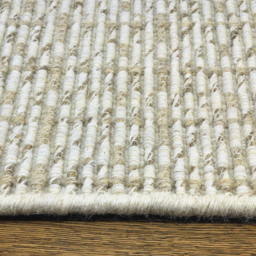 Custom Madin Cream Wool Area Rug