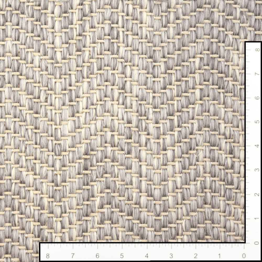 Custom Oasis Silver Synthetic Area Rug