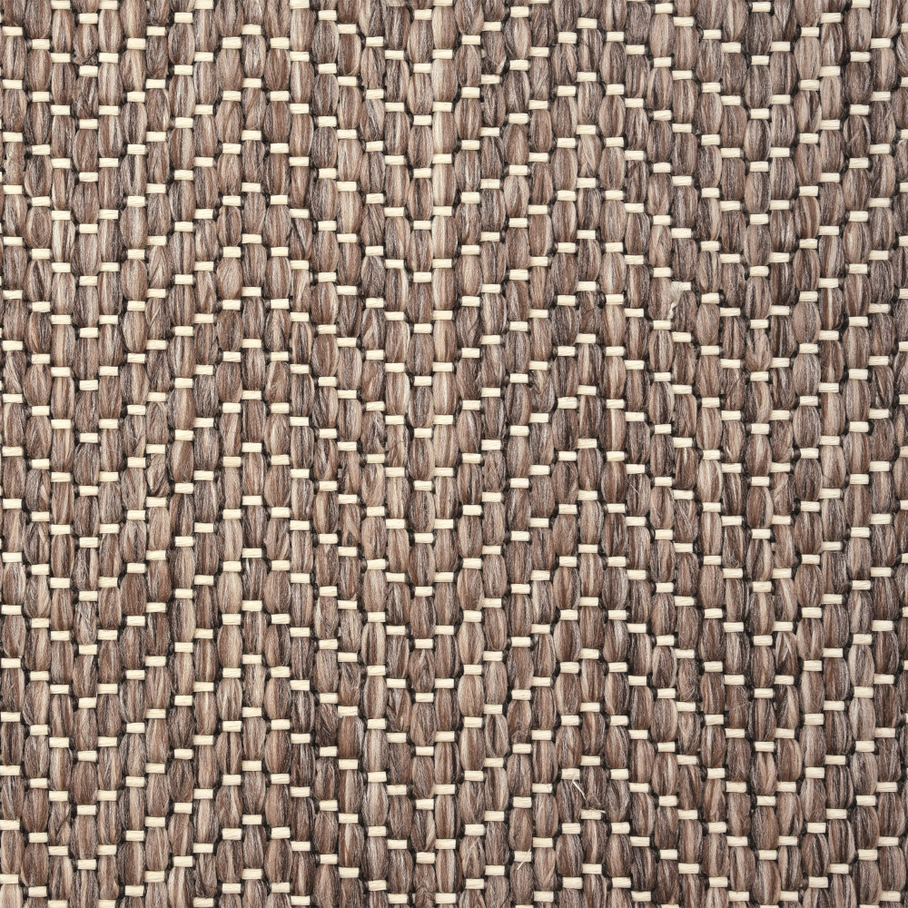 Custom Oasis Teak Synthetic Area Rug