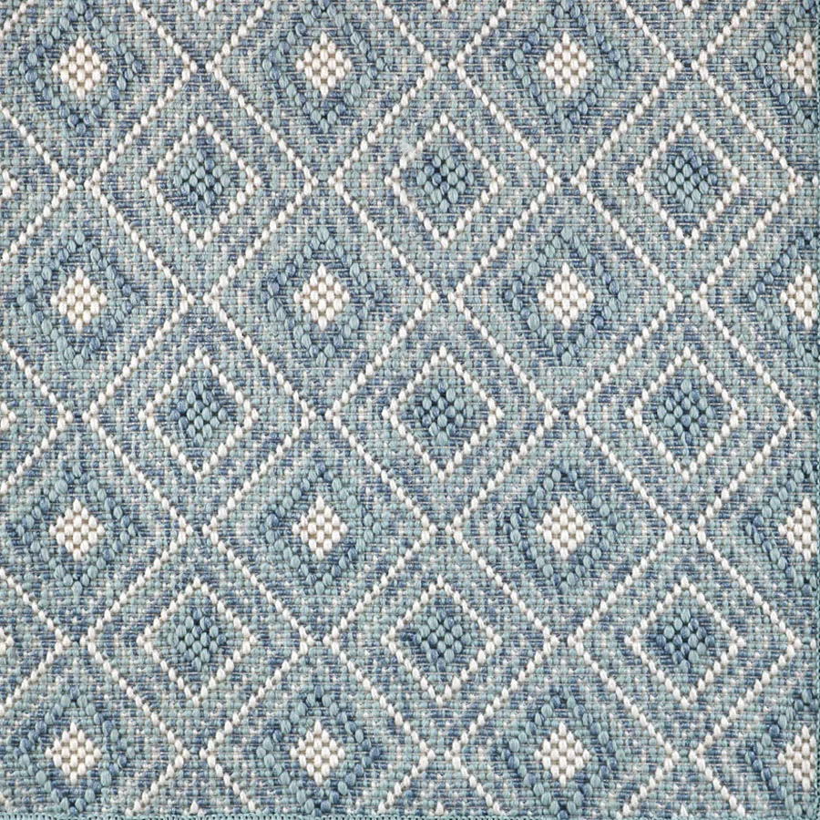 Custom Peak Sky Blue Synthetic Area Rug
