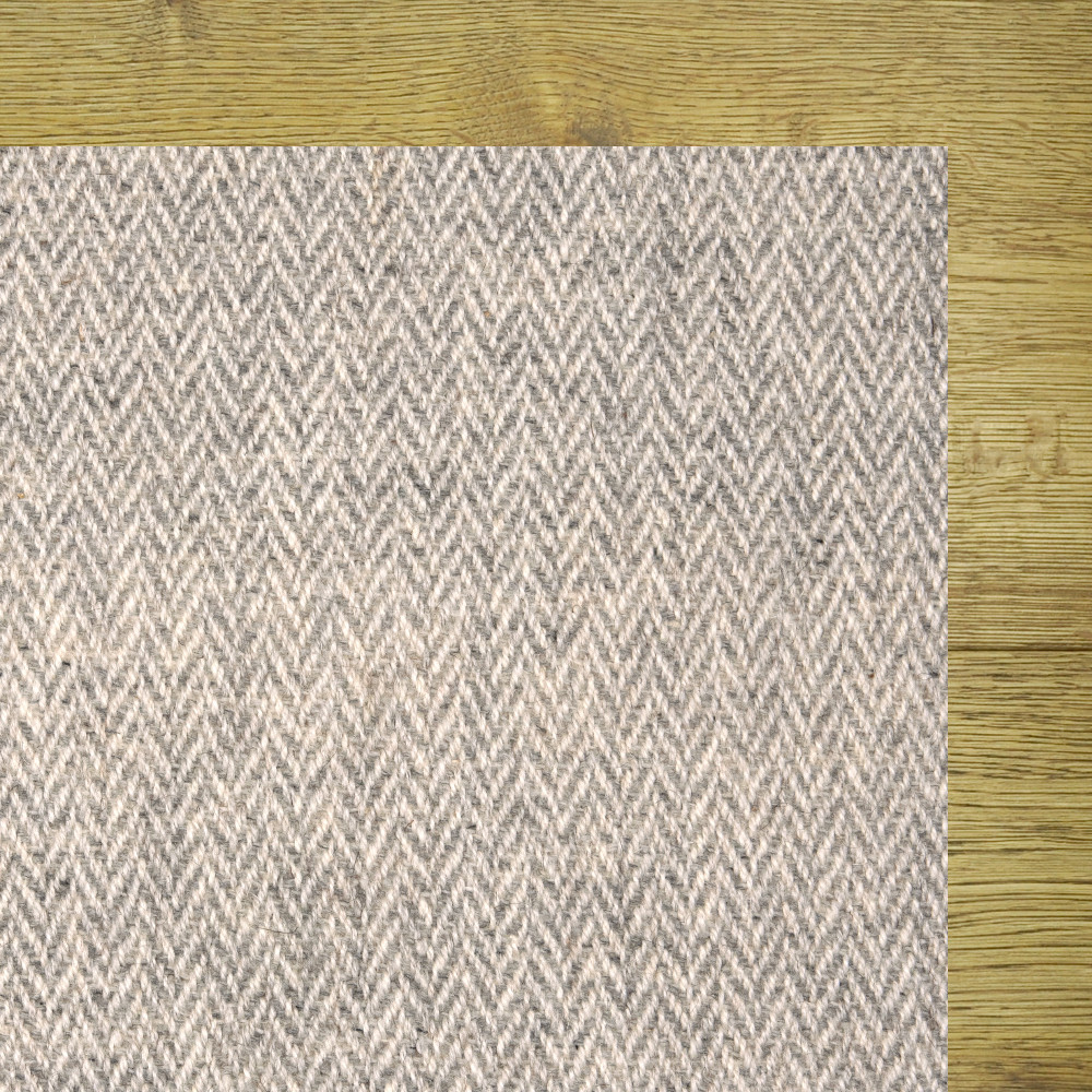 Custom Paradox Washed Denim Wool Area Rug
