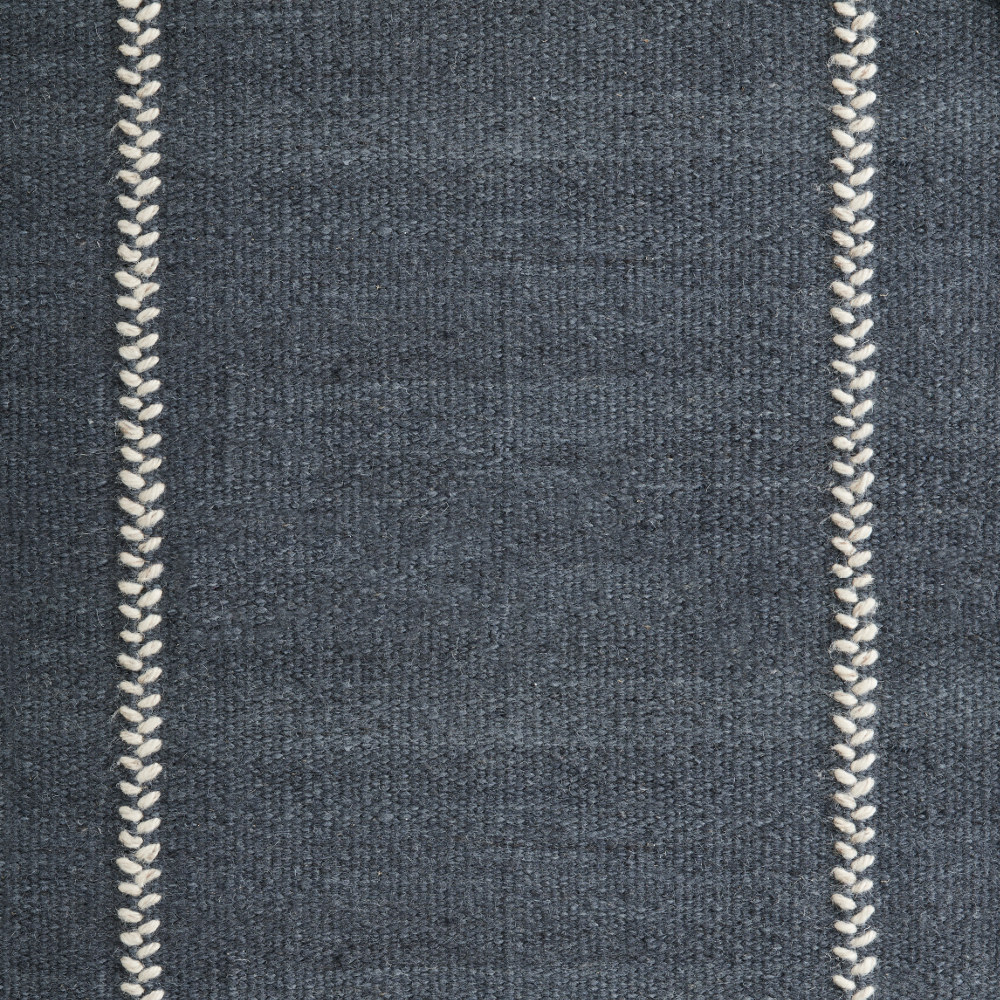 Custom Refined Indigo Wool Area Rug