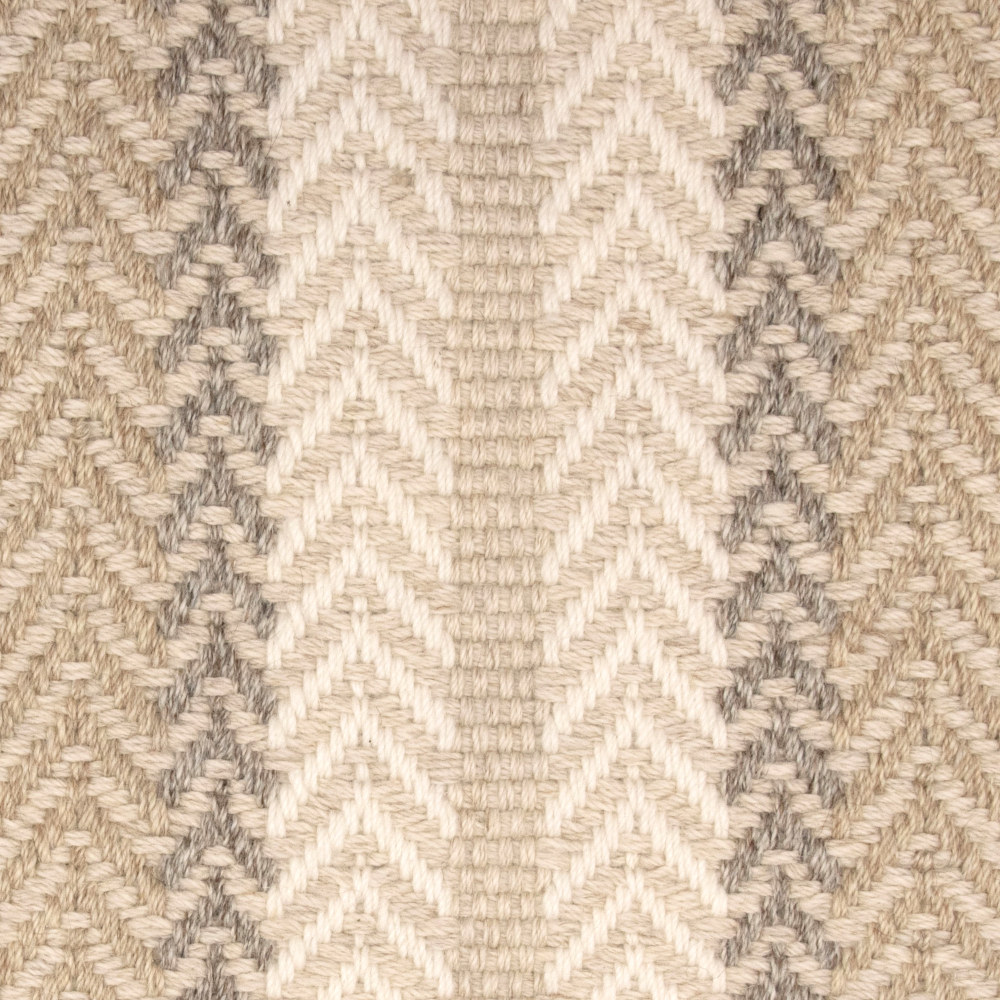 Custom Tracks Oats Wool Area Rug