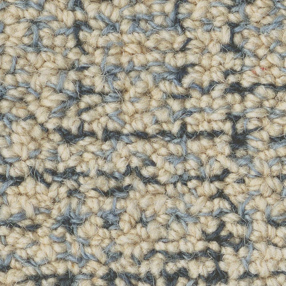Custom Trailblazer Denim Wool Area Rug