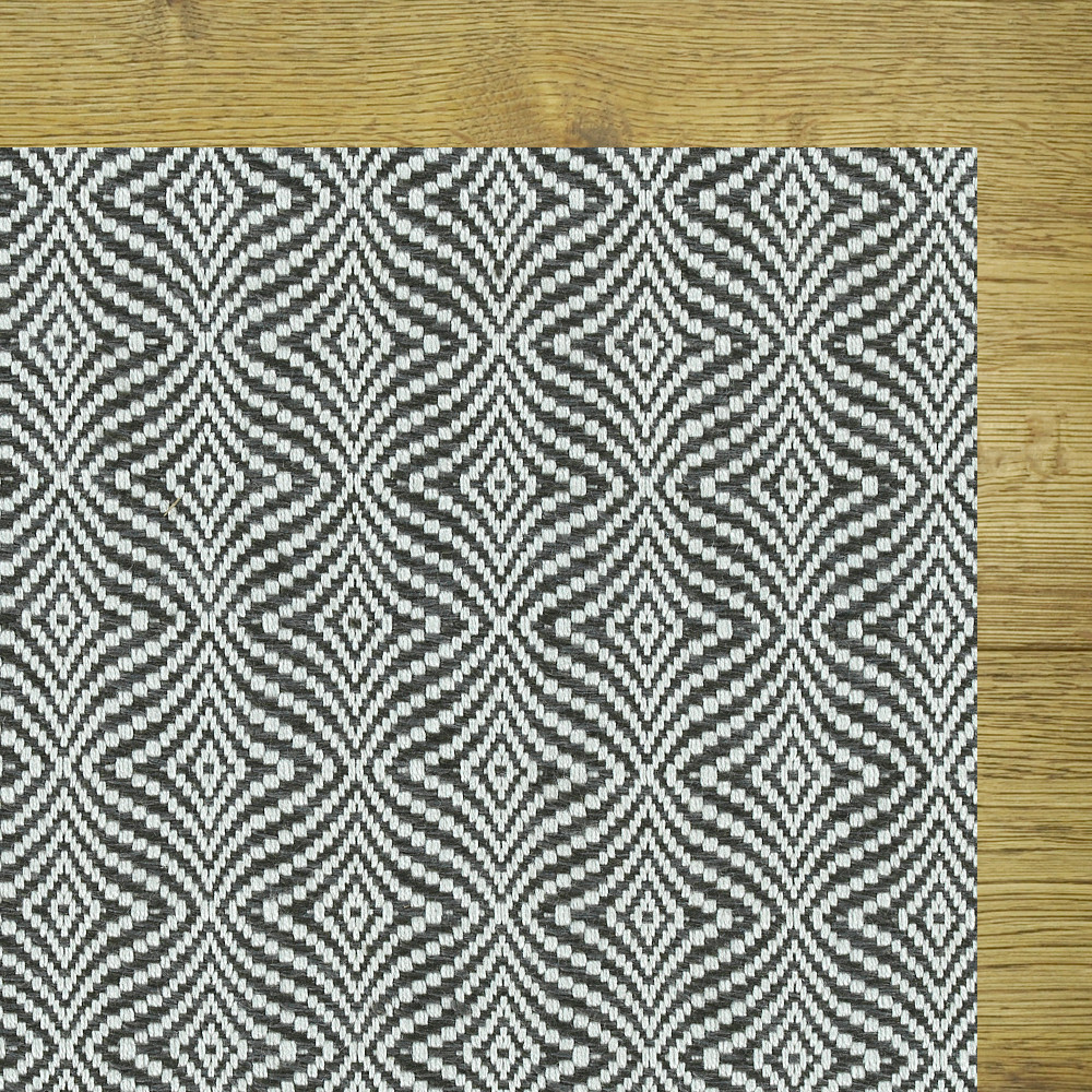 Custom Verve Grey Synthetic Area Rug