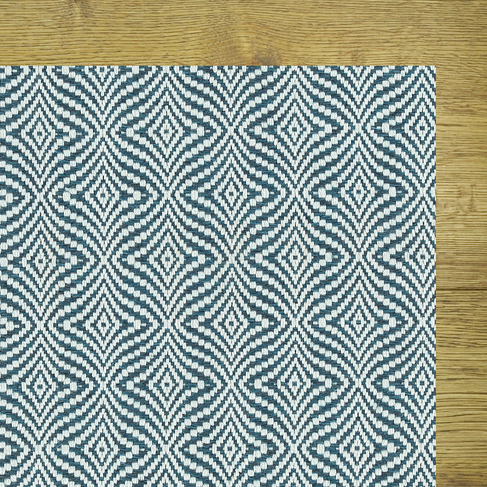 Custom Verve Peacock Synthetic Area Rug